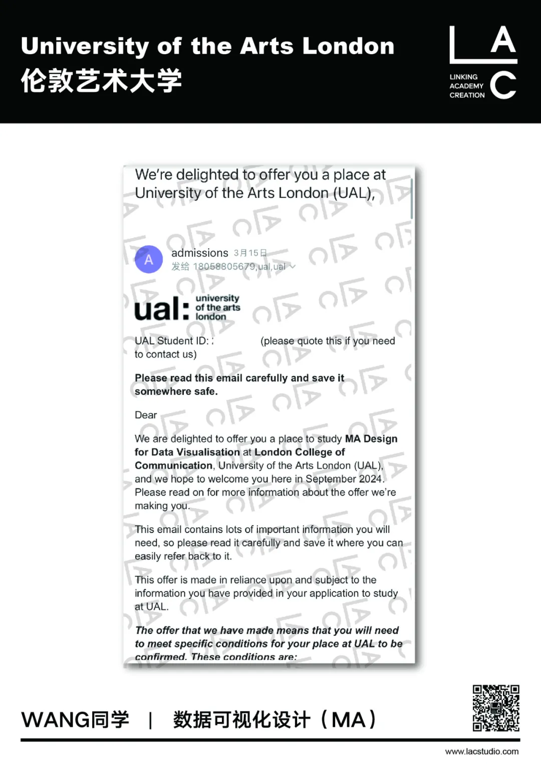 经验谈 | 获UAL LCC offer的Yizi，“对一条河流的观察，成为了我的灵感来源”