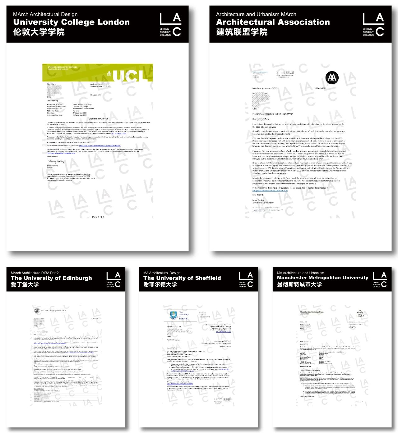 经验谈 No.27 | 矿大学姐收获UCL、AA、爱丁堡Part2等五连offer，重视体验感创造“真人秀”建筑
